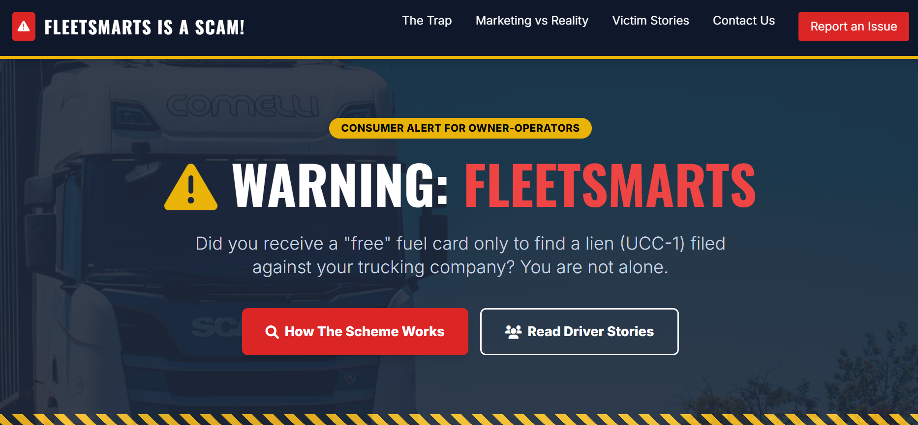 FleetSmarts Watchdog - Scammers Alert